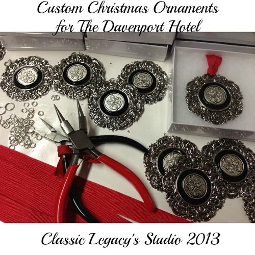 How the Davenport Hotel in Spokane uses Custom Christmas Ornaments and ...